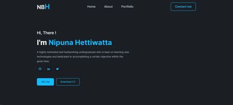 my latest portfolio project on linkedin nipuna bhanuka hettiwatta