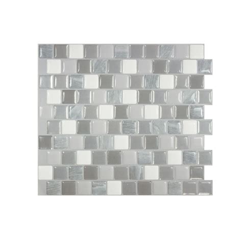 Smart Tiles Brixia Casoria 10 20 Inch W X 8 85 Inch H Peel And Stick