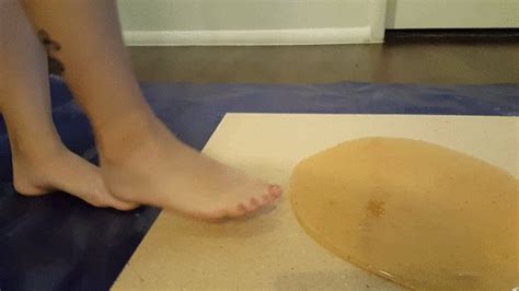 Karina Stuck Barefoot In Ultra Sticky Glue Trap Frankie West