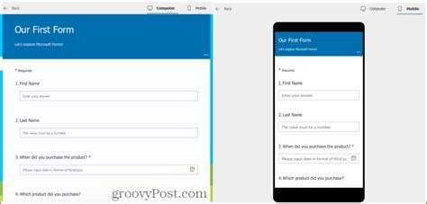 How To Create A Form With Microsoft Forms