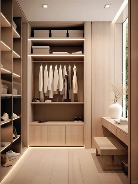 8款极简原木风衣帽间设计 总有一款适合你 花瓣网