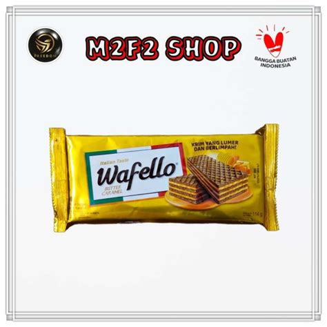 Promo Roma Wafer Wafello Butter Caramel Krim Karamel 114 Gr