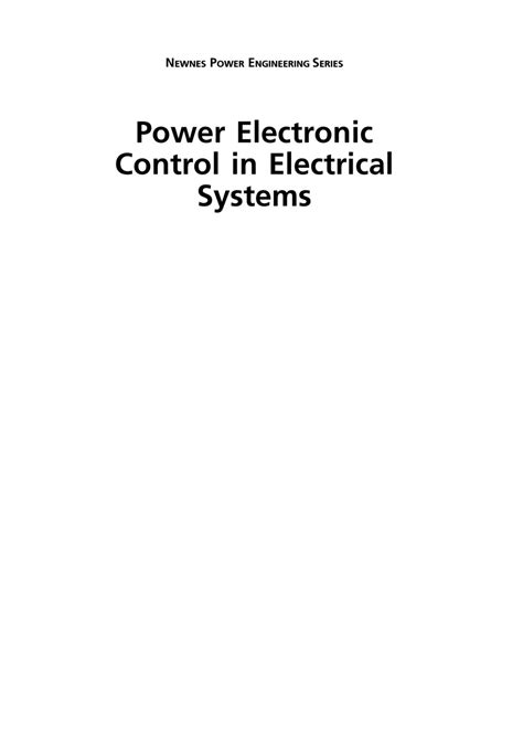 power electronic control