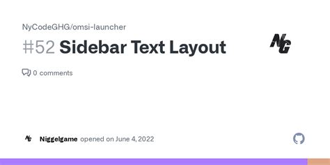 Sidebar Text Layout · Issue 52 · Nycodeghgomsi Launcher · Github