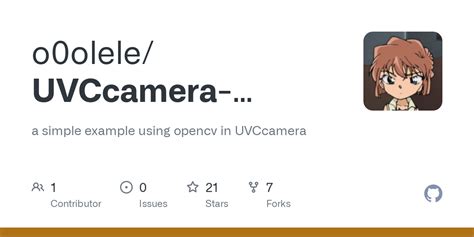 Github O Olele Uvccamera Opencv A Simple Example Using Opencv In Uvccamera
