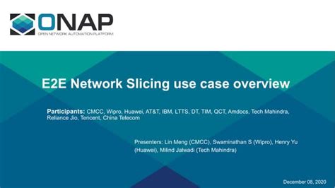 Onap Network Slicing Overview Etsi Zsm V1 0 Pdf