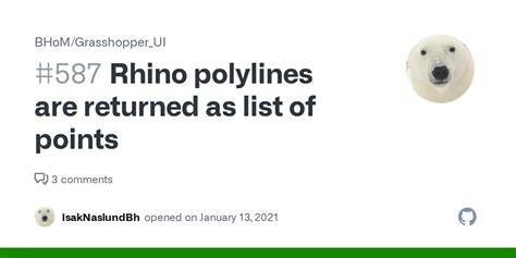 Rhino Polylines Are Returned As List Of Points · Issue 587 · Bhom