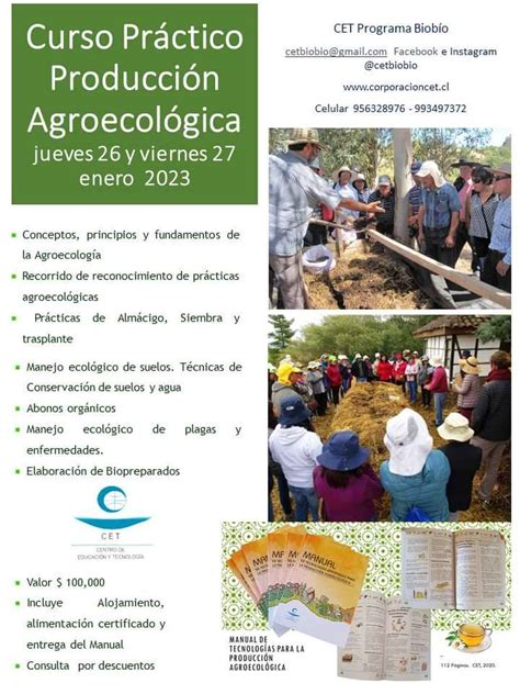Agroecología Y Manejo Sustentable Del Agua Abren Cursos En Cet Biobío