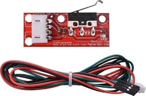 3d Printer Limit Switch Mekanik Modul Endstop Switch 3 Pinli 70 Cm Idefix