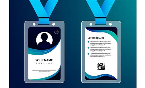 پرو تمپلیت فایل لایه باز کارت آویز گردنی کارت شناسایی کارت