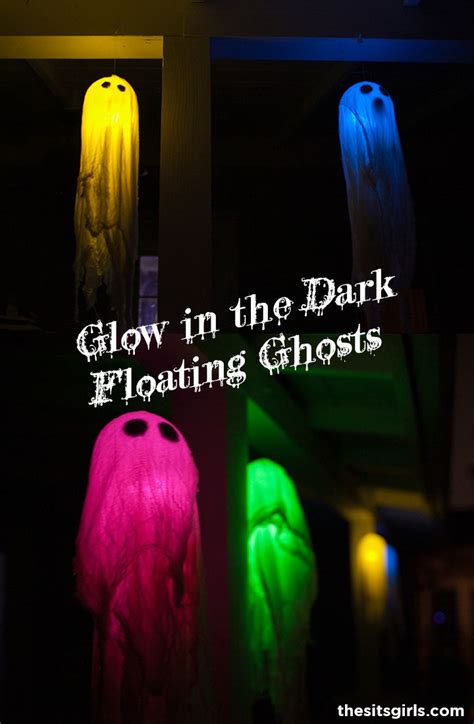 Glow In The Dark Ghosts That Appear To Float Spooky And Fun Halloween