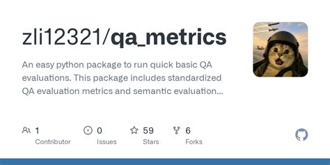 Github Zli12321 Qa Metrics An Easy Python Package To Run Quick Basic Qa Evaluations This