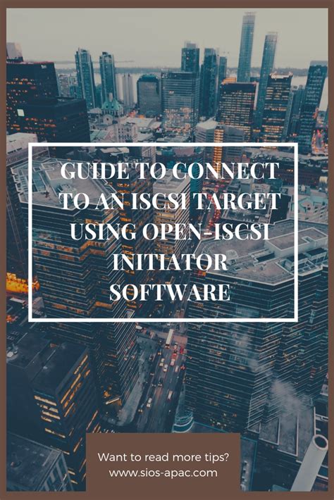 Sios Apac 2018 12 Guide To Connect To An Iscsi Target