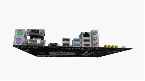 Pc Motherboard Microatx Mk02 3d Turbosquid 1972377