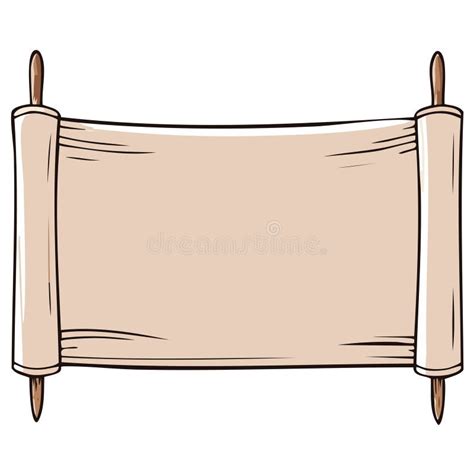 Blank Ancient Scroll Stock Illustrations 18202 Blank Ancient Scroll