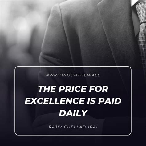Rajiv Chelladurai On Linkedin Excellence Price Significance Life