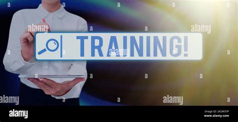 Inspiration Showing Sign Training Word Written On An Activity Occurred