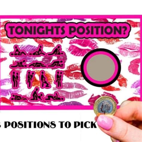 The Naughty Position Scratch Card Etsy