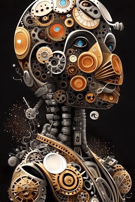 Robot Graphic By Georgy Kurasov · Creative Fabrica