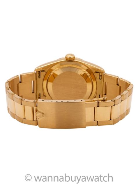 Rolex 18k Yg Datejust Ref 16238 Circa 1995