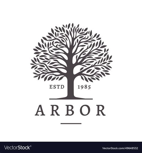 Tree Of Life Logo Template Royalty Free Vector Image