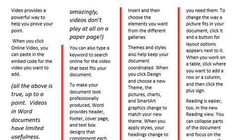How To Color The Column Dividing Line In Word Office Watch