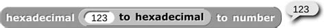 Hexadecimal Blocks Share Your Projects Snap Forum