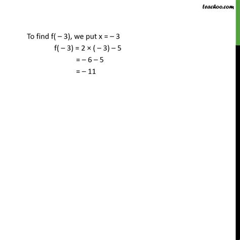 Ex 2 3 3 F X 2x 5 Write Down F 0 F 7 F 3 Class 11