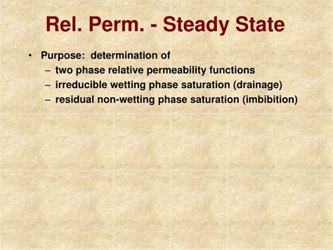 Ppt Laboratory Measurement Of Relative Permeability Steady State Method Powerpoint