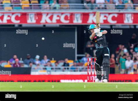 Nathan Mcsweeney Of Brisbane Heat Batting During The Big Bash League Match Between The Brisbane
