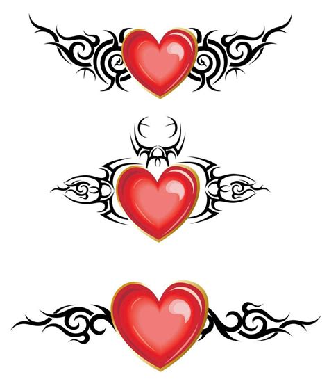 Girly Heart Tattoo Designs