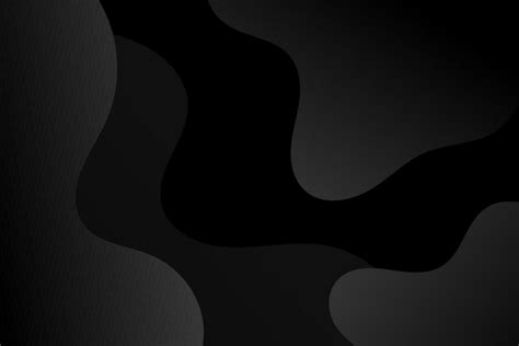 Abstract Black Gradient Background With Wave Shape Vector Illustration 34199693 Vector Art At