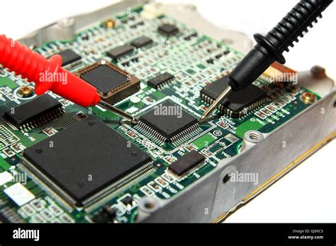 Testing Circuit Board Stock Photo Alamy