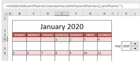 Cara Sederhana Membuat Calender Di Excel 2019 2020 Tutorial Dexcel
