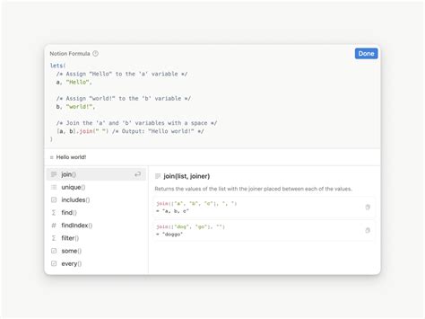 Notion Formulas 20 The Ultimate Cheat Sheet 2024
