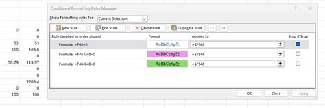 Copying Conditional Formatting Down A Column In Excel And The Reference
