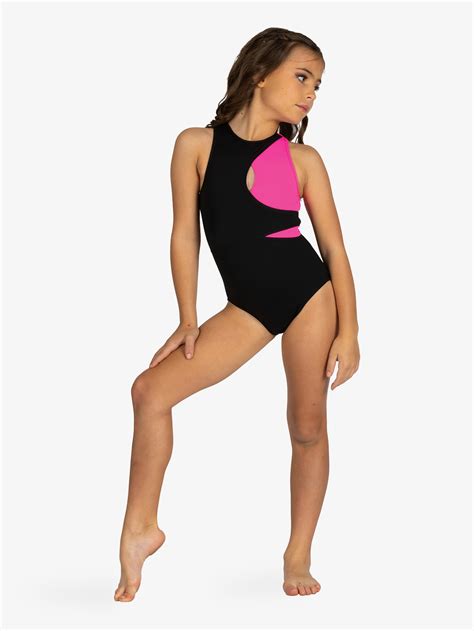 Girls Chayce Color Block Leotard Fashion Leotards Danznmotion