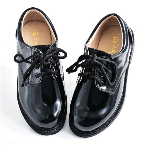 儿童皮鞋学院风校园礼仪表演鞋节日宴会花童西服男孩子演出小白鞋虎窝淘