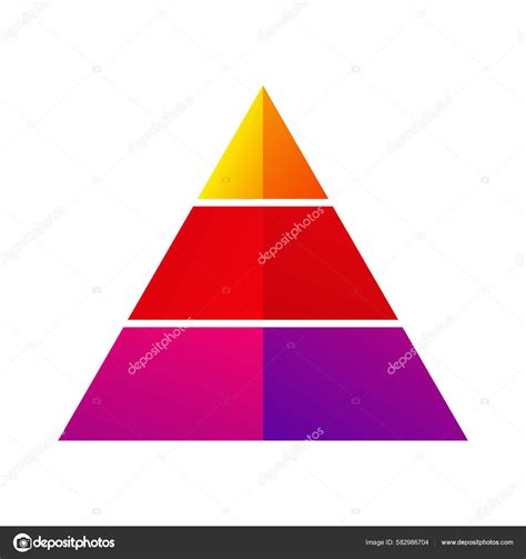 Triangle Pyramid Chart Graph Icon Series Stock Vector By ©vectorguy 582986704