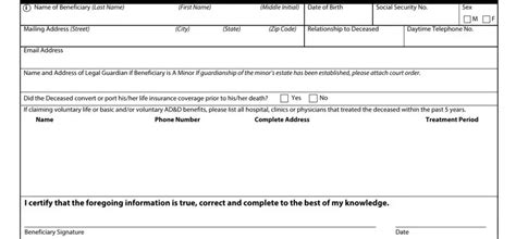 Life Insurance Form ≡ Fill Out Printable Pdf Forms Online