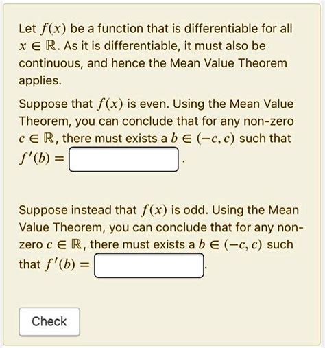 solved let f x be a function that is differentiable for all x âˆˆ r
