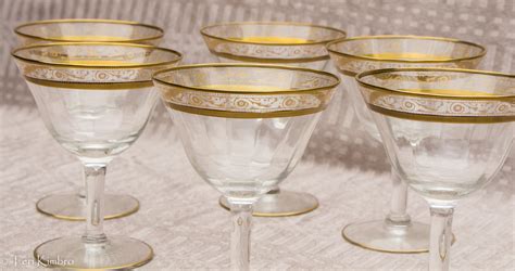 Vintage Gold Rimmed Parfait Glasses Anyone Know About These