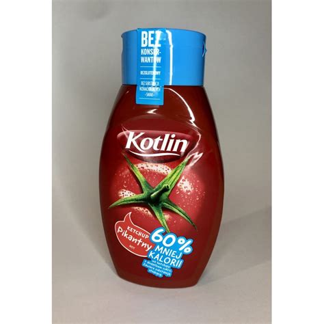 Krotka Data Kotlin Ketchup Pikantny 450 Gr 60 Mniej Kalorii