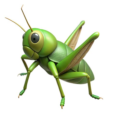 Dramatic Artistic Grasshopper Cutout Isolated Jumping Original 57438402 Png