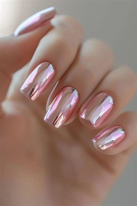 30 Chrome Nails You Need To Try This Year 73 Chrome Nails Designs