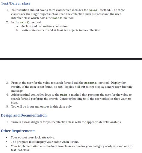 Solved Problem Description Create A Collection Of Objects