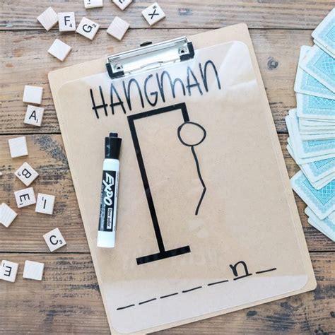 Create A Hangman Game With Your Cricut The Country Chic Cottage