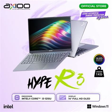 Promo Axioo Mybook Hype R3 Oled Intel I3 1215u24gb256gbfhd Oled