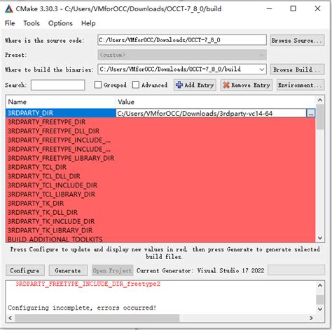 Opencascade（occ）编译安装过程open Cascade 源码安装 Csdn博客
