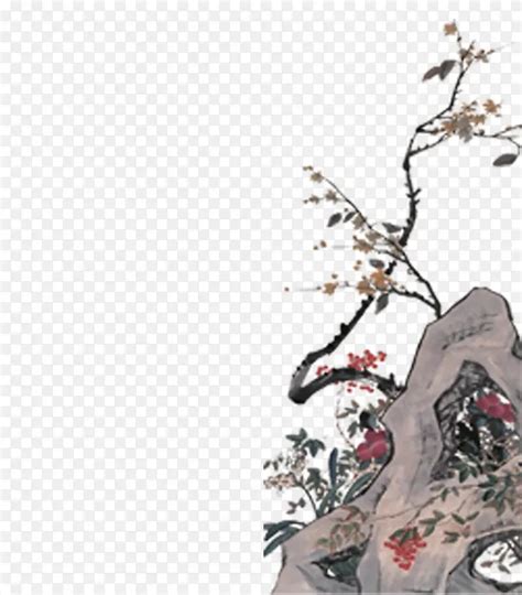 假山上的花PNG图片素材下载 图片编号10219375 PNG素材网